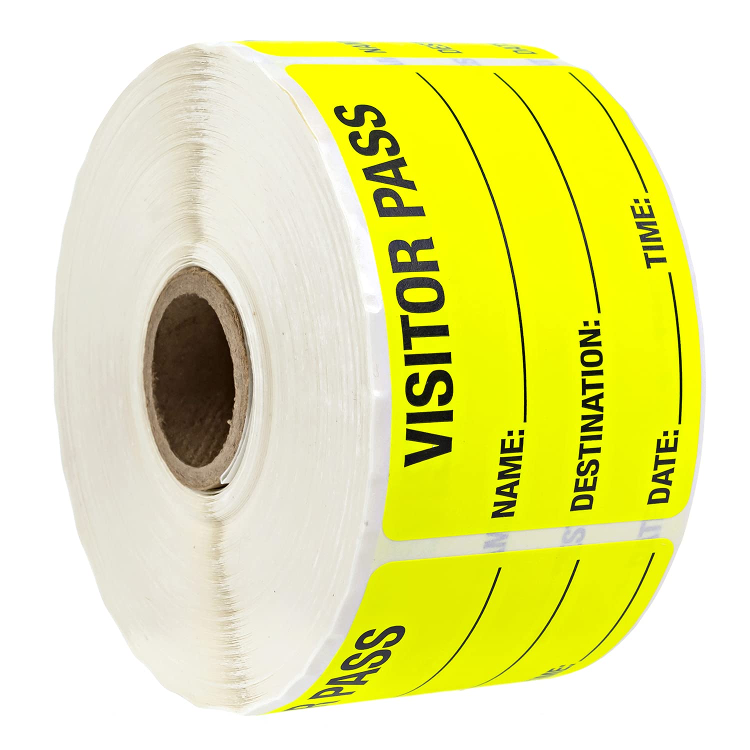 Snapklik.com : Chartreuse Visitor Pass / 500 Fluorescent Yellow ID ...