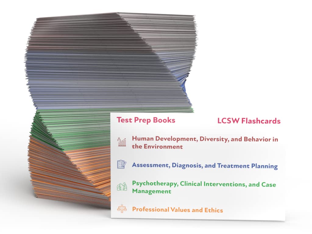 Snapklik.com : LCSW Clinical Exam Prep Flash Cards: ASWB Clinical ...