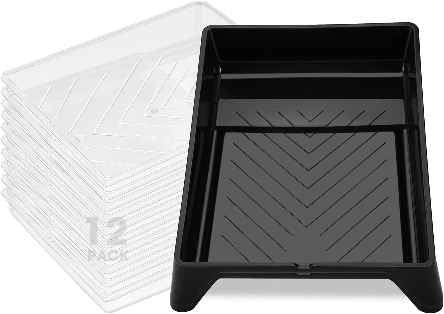 Amazon.com: Linzer RM4110 Plastic Tray Liner (10 Pack), White : Tools ...