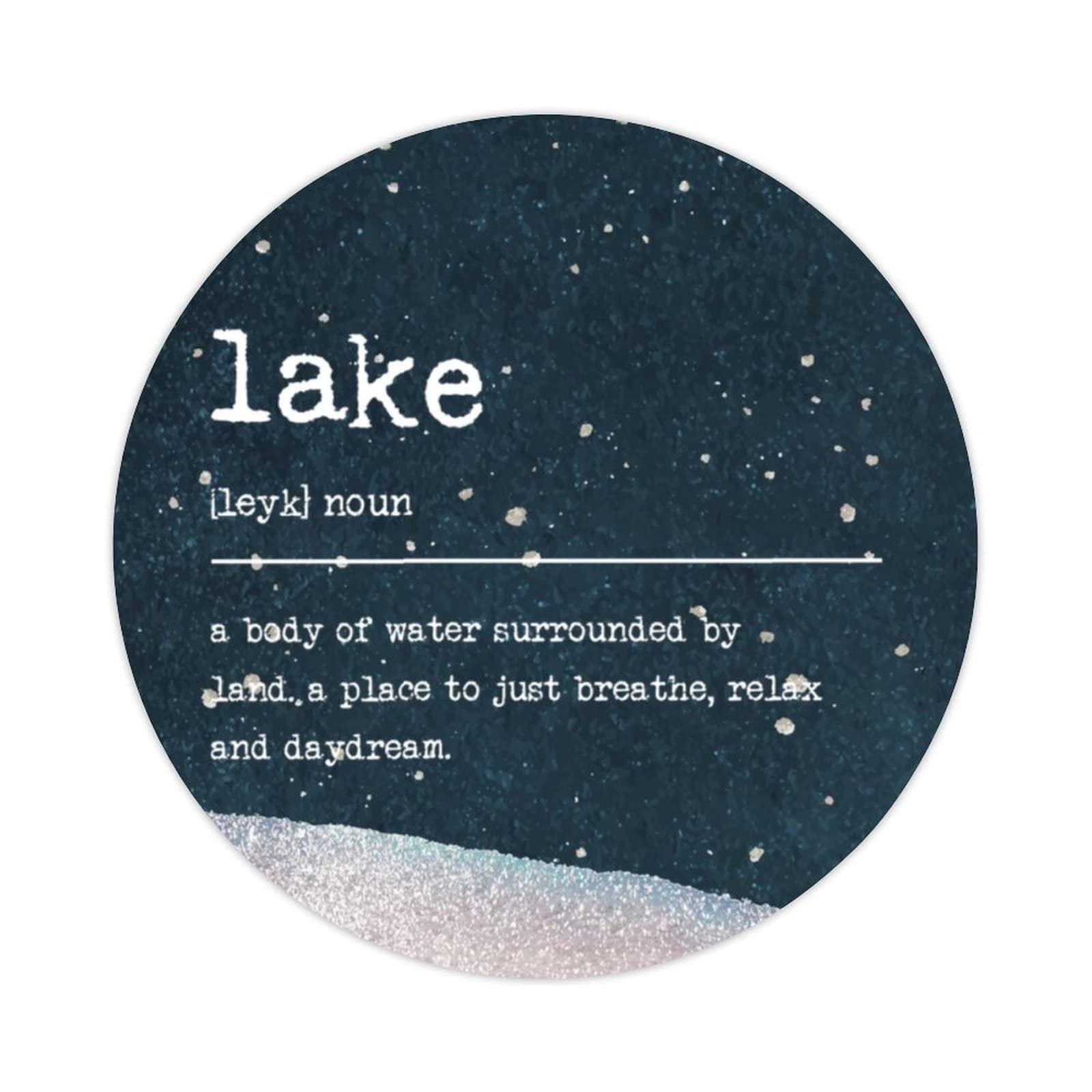 Amazon.com: Bomehhjuli Lake Vinyl Laptop Sticker Primitive Quotes Vinyl ...