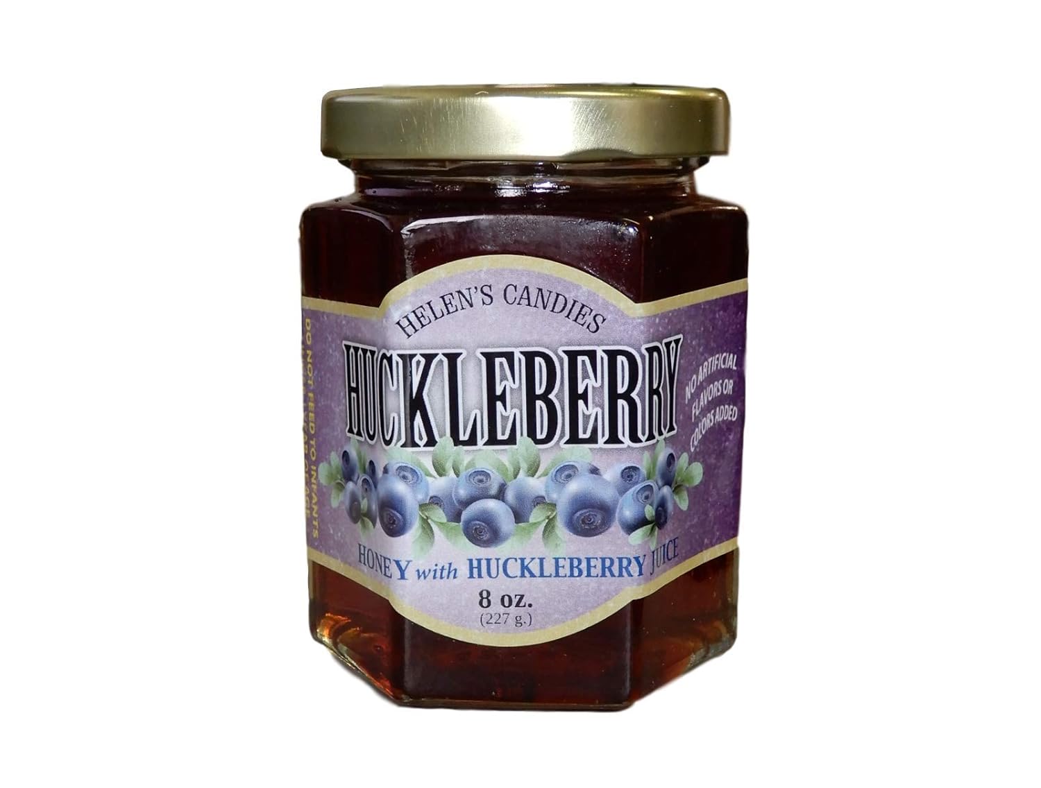 Amazon.com : Helen's Candies Huckleberry Honey, 8 oz : Grocery ...