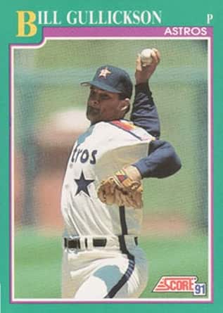 Amazon.com: Baseball MLB 1991 Score #177 Bill Gullickson #177 NM Astros ...
