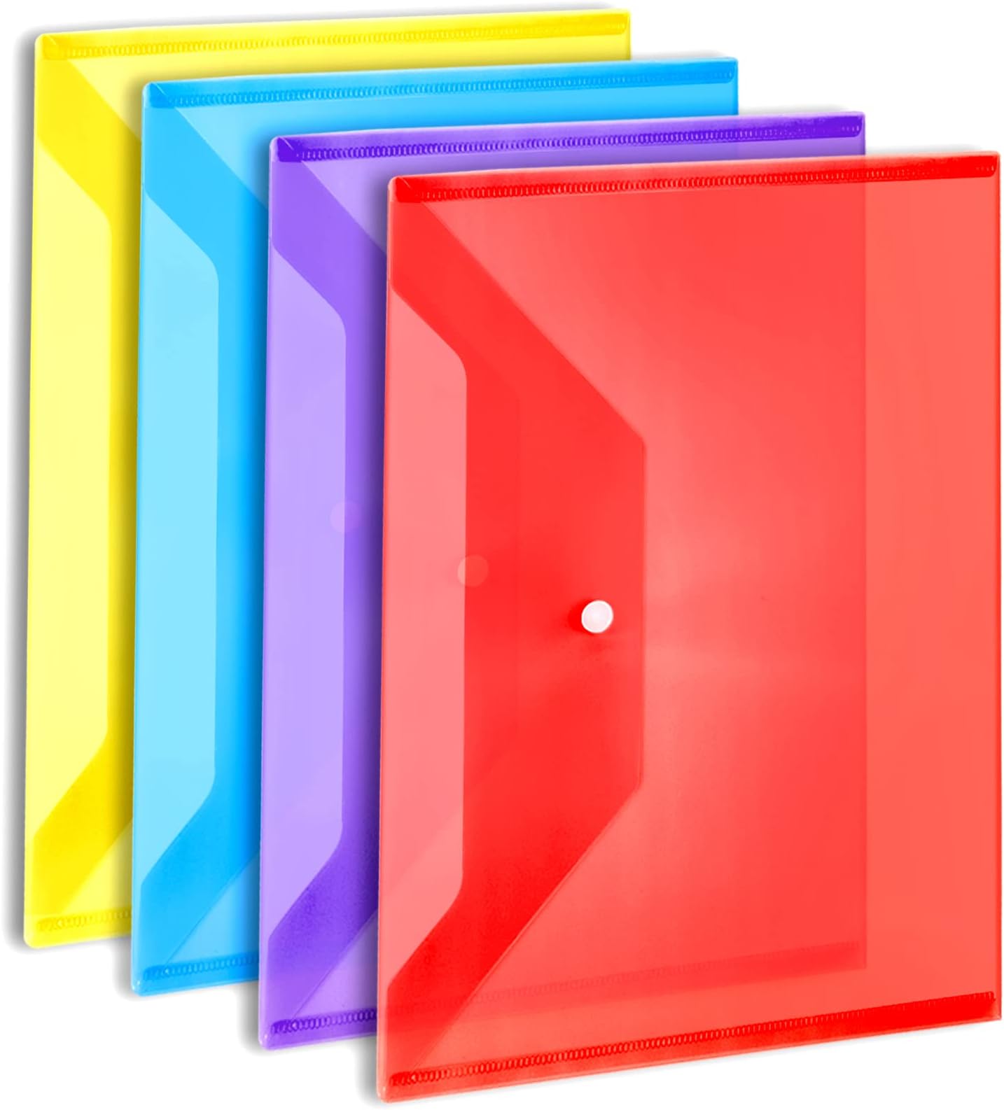 Amazon.com : FANWU Plastic Legal Size Envelopes with String Tie Closure ...