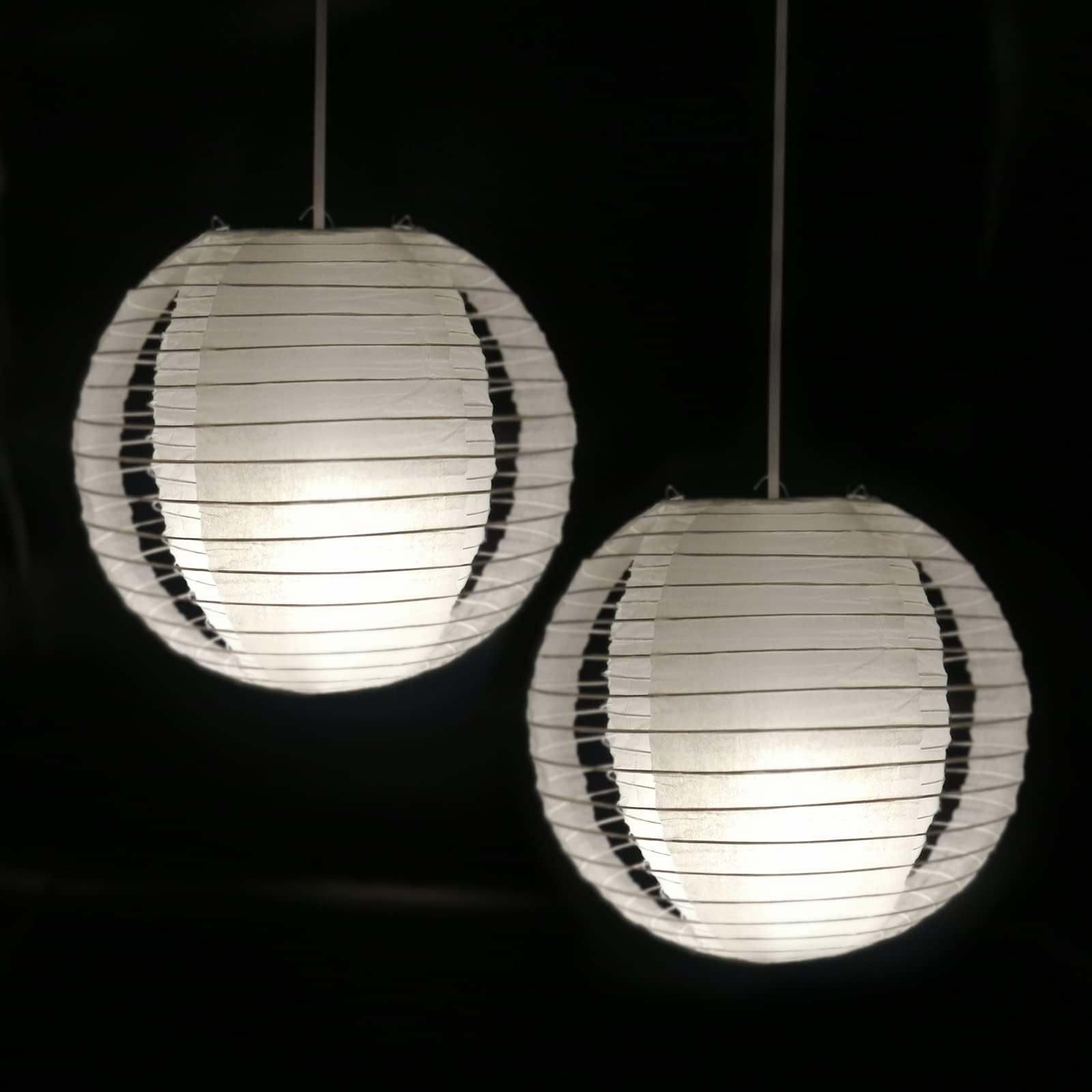 YouHaveSpace Asian Rice Paper Pendant Light Shade Kit for Boho Decor ...