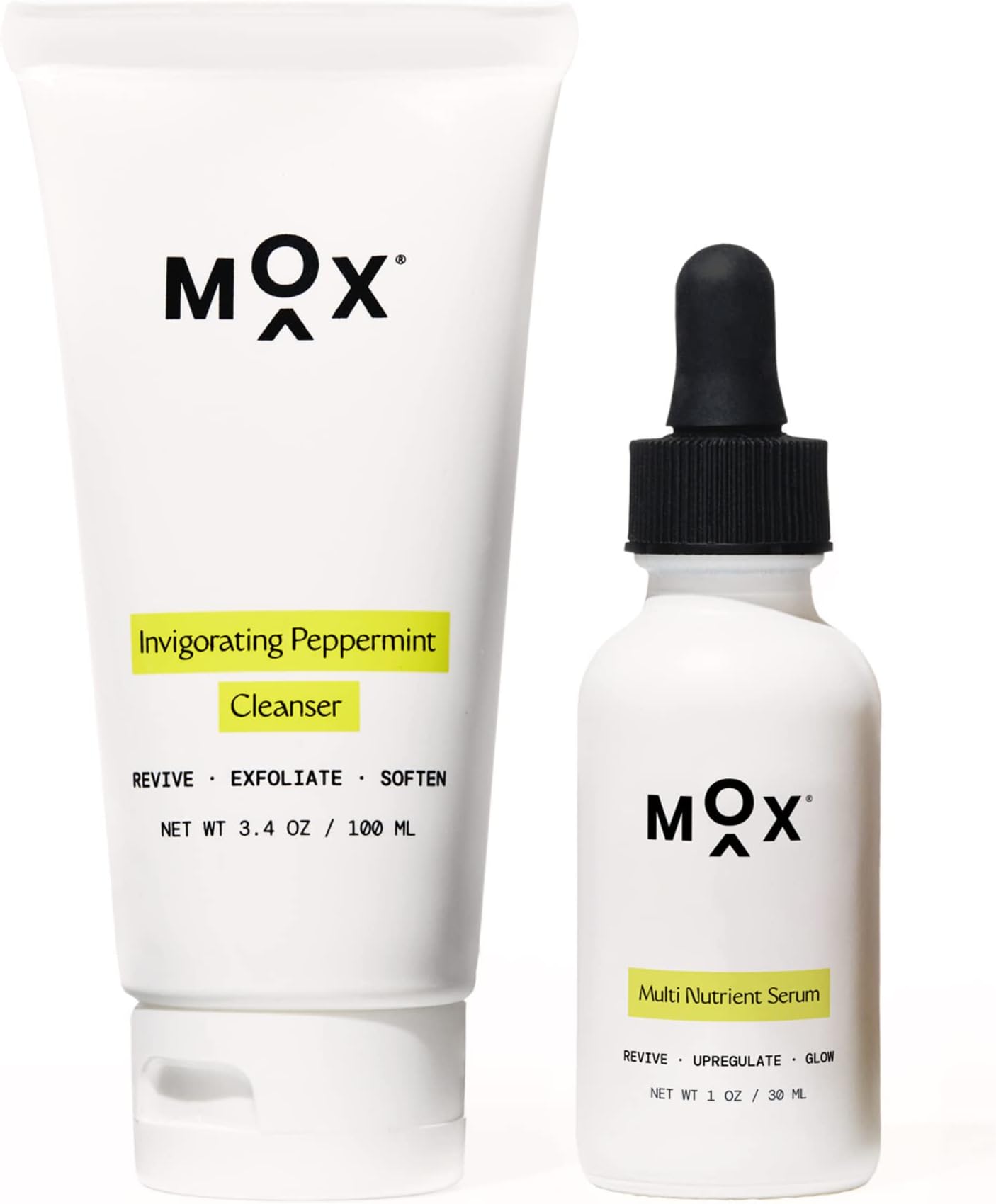 Amazon.com: Mox Skincare Starter Set (2 pc set) | Daily Face Care Set ...