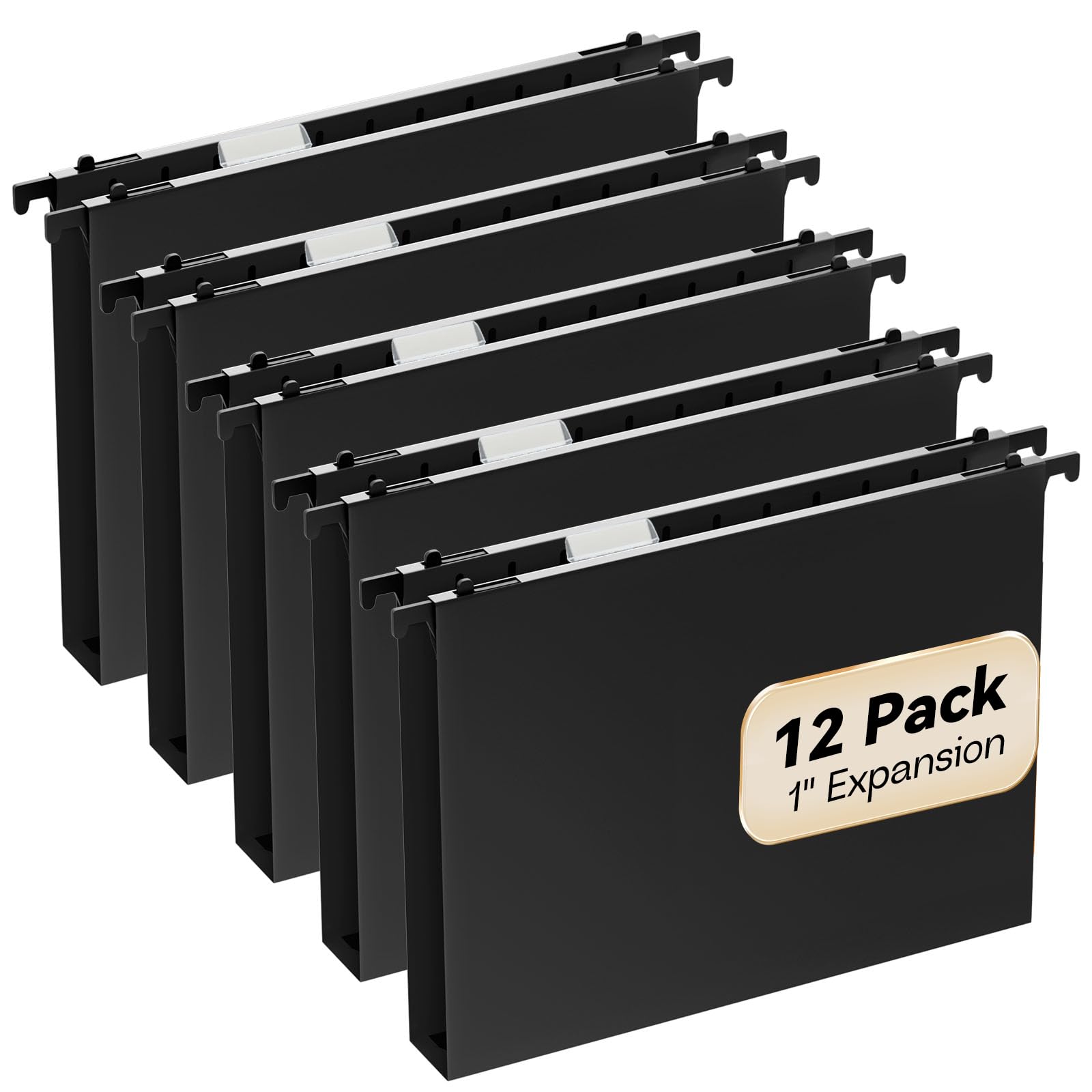 Amazon.com : NORDUN Plastic Hanging File Folders Letter Size,12 Pack ...