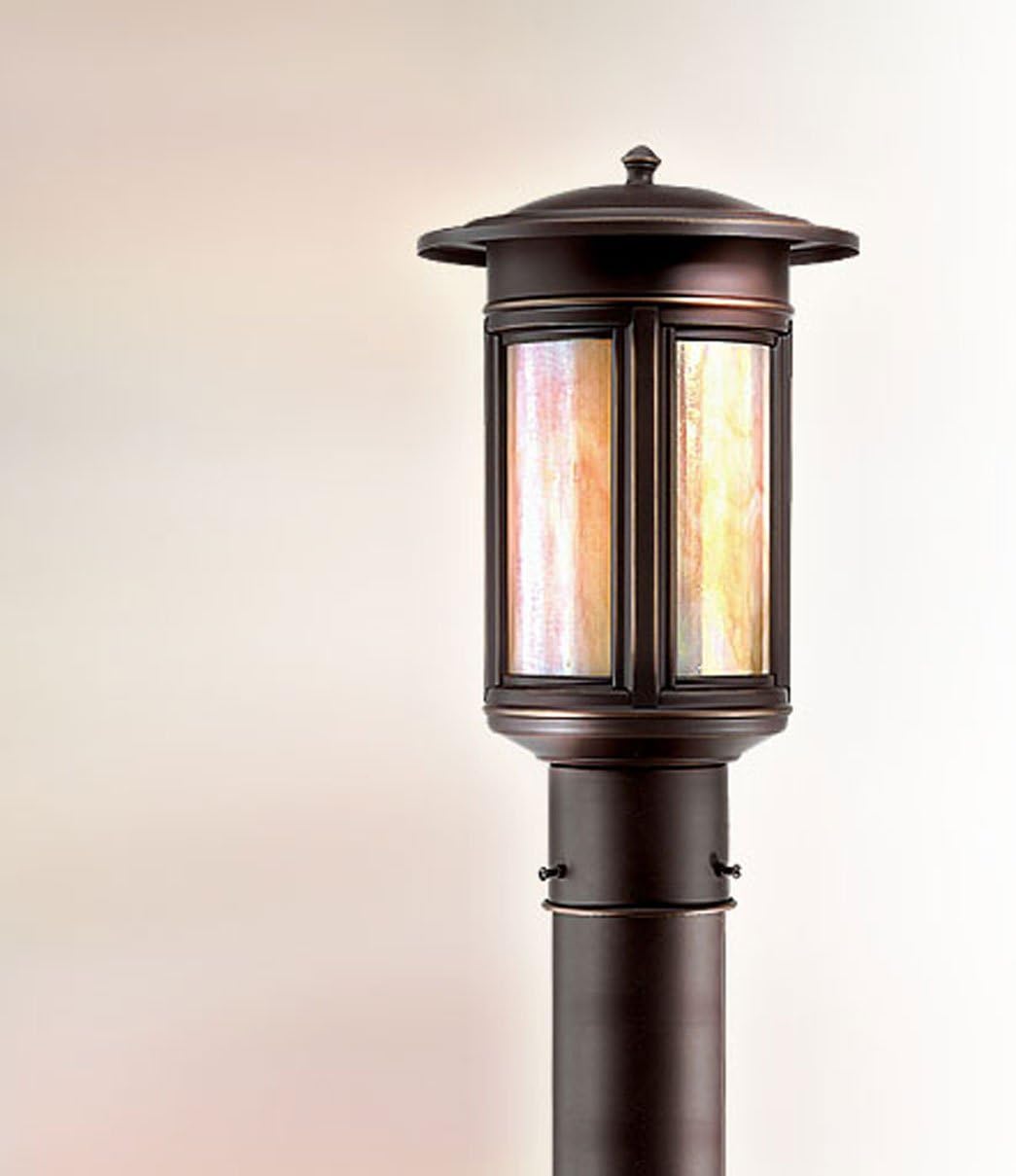 Troy One Light Post Lantern Fluorescent Lighting PFIH6911OB One Light ...