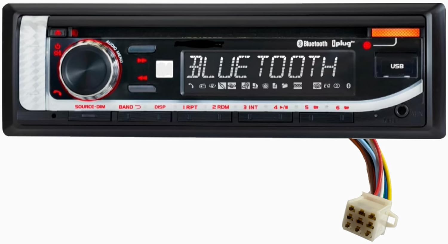 Amazon.com: Tractor Radio with Easy Plug & Play Harness AM FM Bluetooth ...