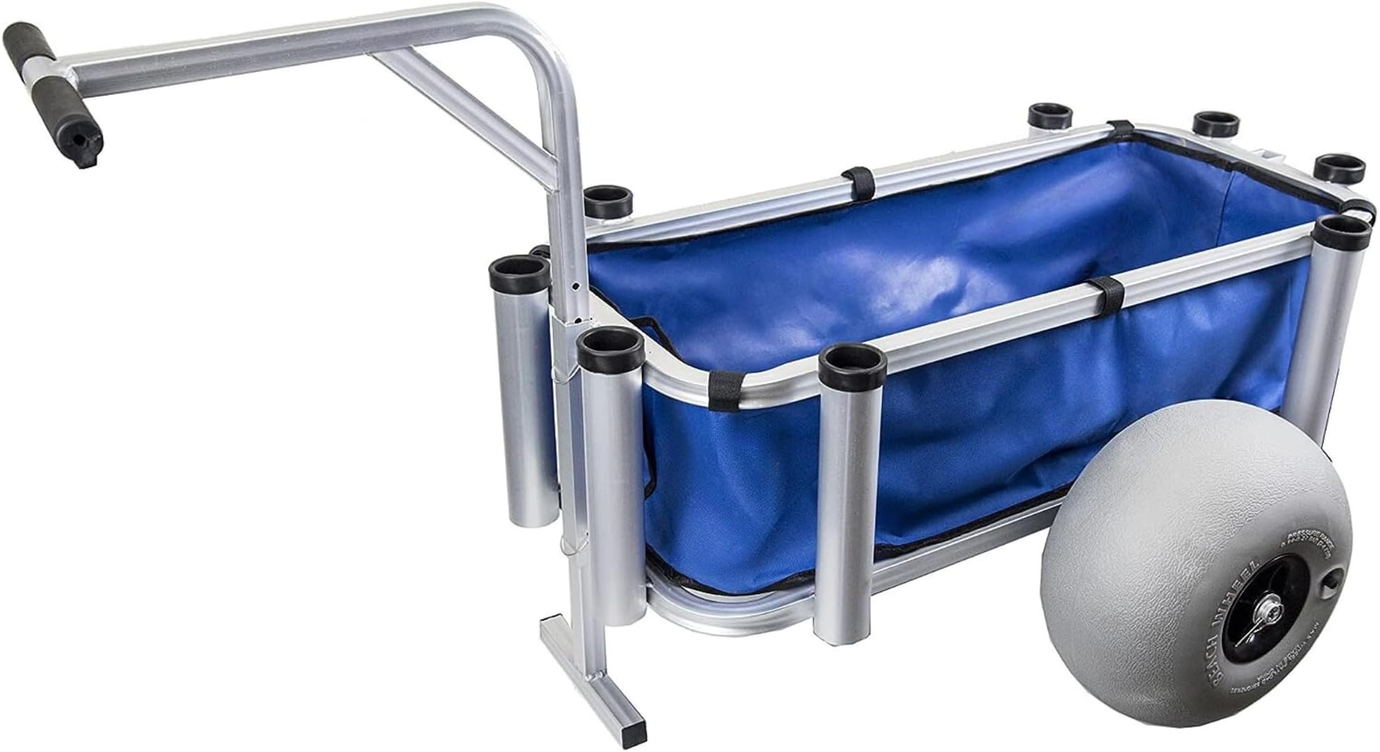 Amazon.com: Outdoor Heavy Duty Aluminum Fishing Cart/Beach Cart with ...