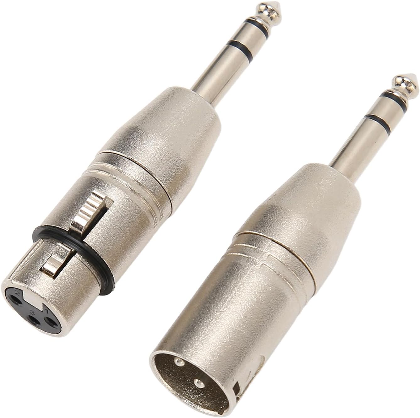 Tangxi 2 Adaptadores TRS a XLR de 6,5 Mm Estéreo Macho a XLR de 3 Pines ...