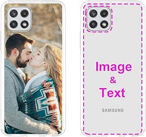 Amazon.com: MXCUSTOM Custom Samsung Galaxy A22 5G (6.6") Case, Customized Personalized ...
