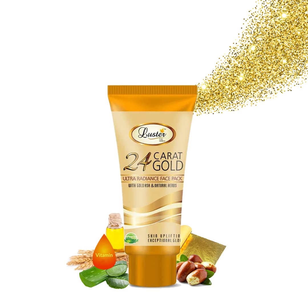 Luster Gold Face Pack For Ultra Radiance | Face Pack For Glowing Skin ...