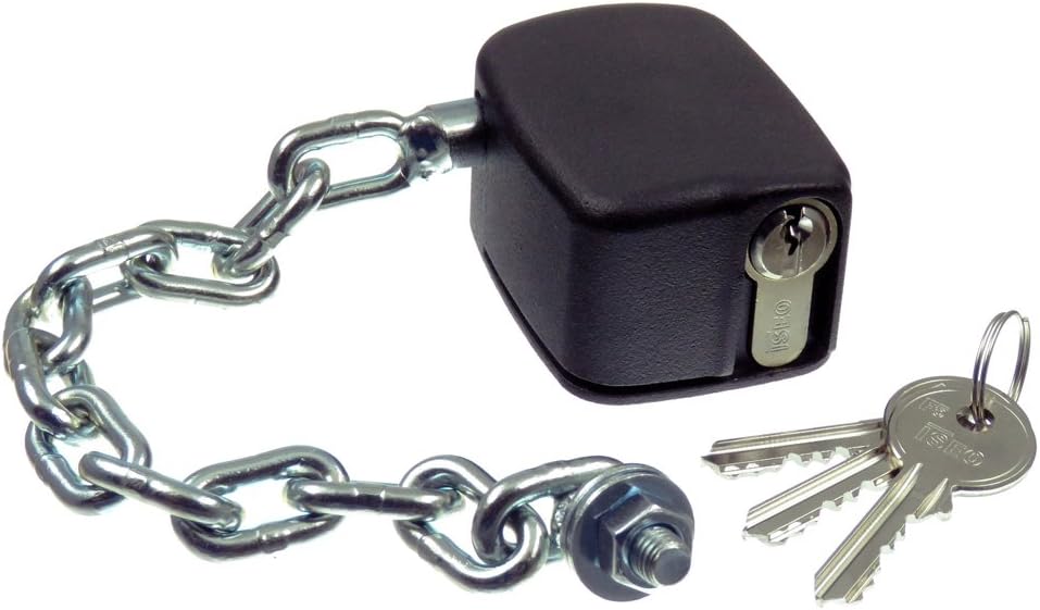 CTS Wheelie Bin Lock (60-360 Litres) Individual Keys : Amazon.co.uk: Garden