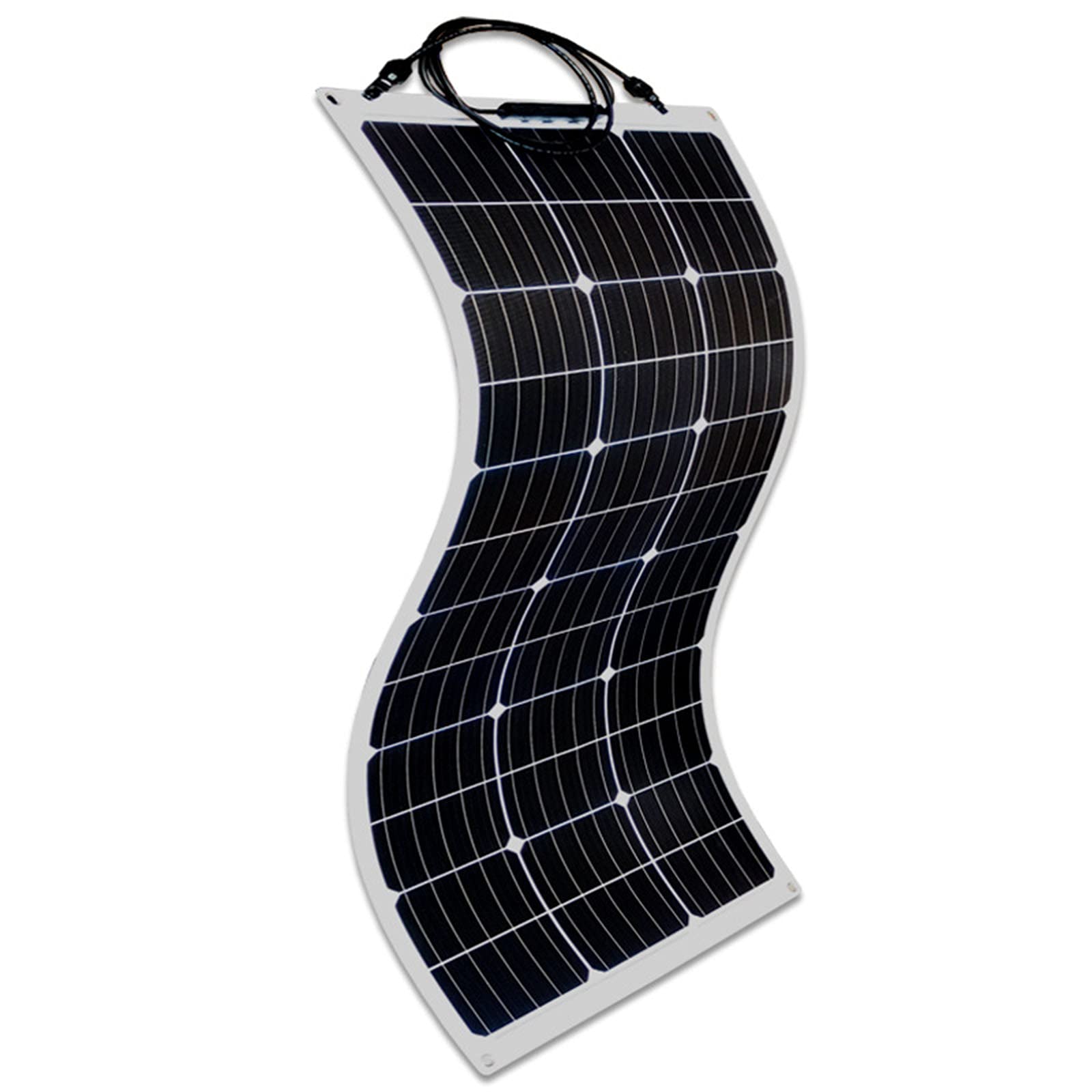 Buy DLTQNAFlexible Solar Panel 100 Watt 12 Volt Monocrystalline ...