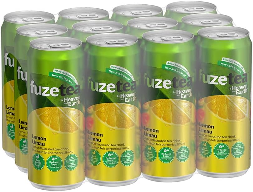 Fuze Tea Lemon Flavoured Tea, 12 x 300ml : Amazon.sg: Grocery