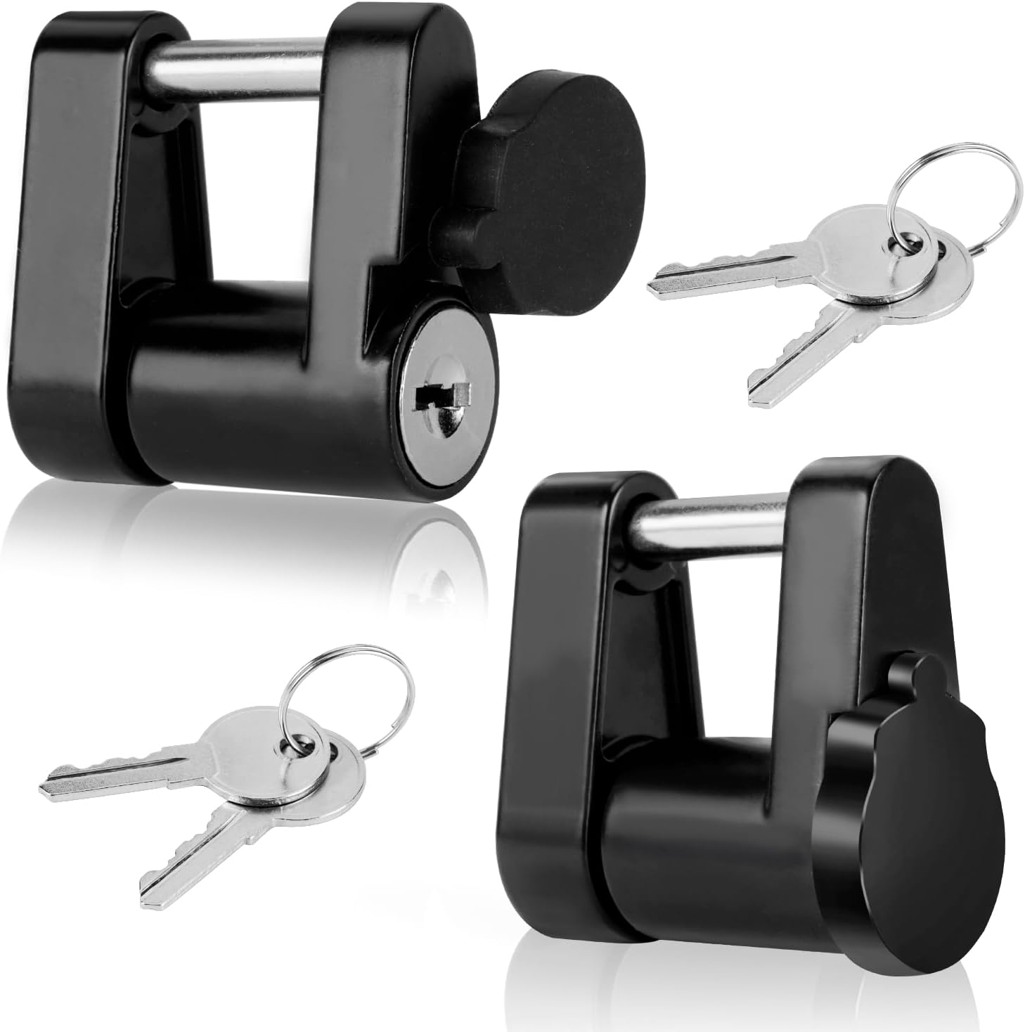 Amazon.com: Prosecurloc 2 Pack Heavy-Duty Trailer Hitch Coupler Lock ...