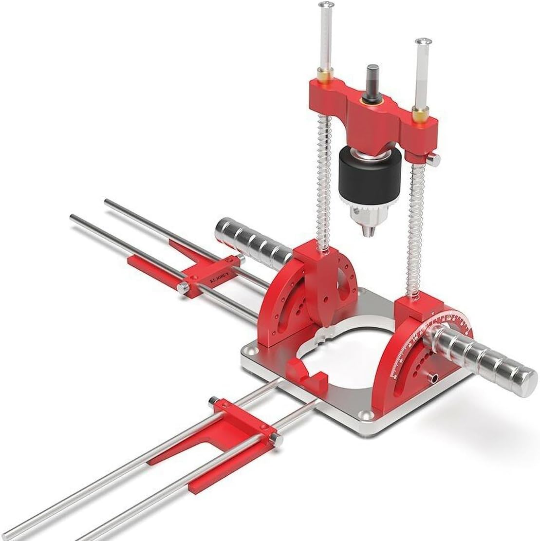Upgraded Precision Woodworking Multi-Angle Drill Guide with Handles and ...
