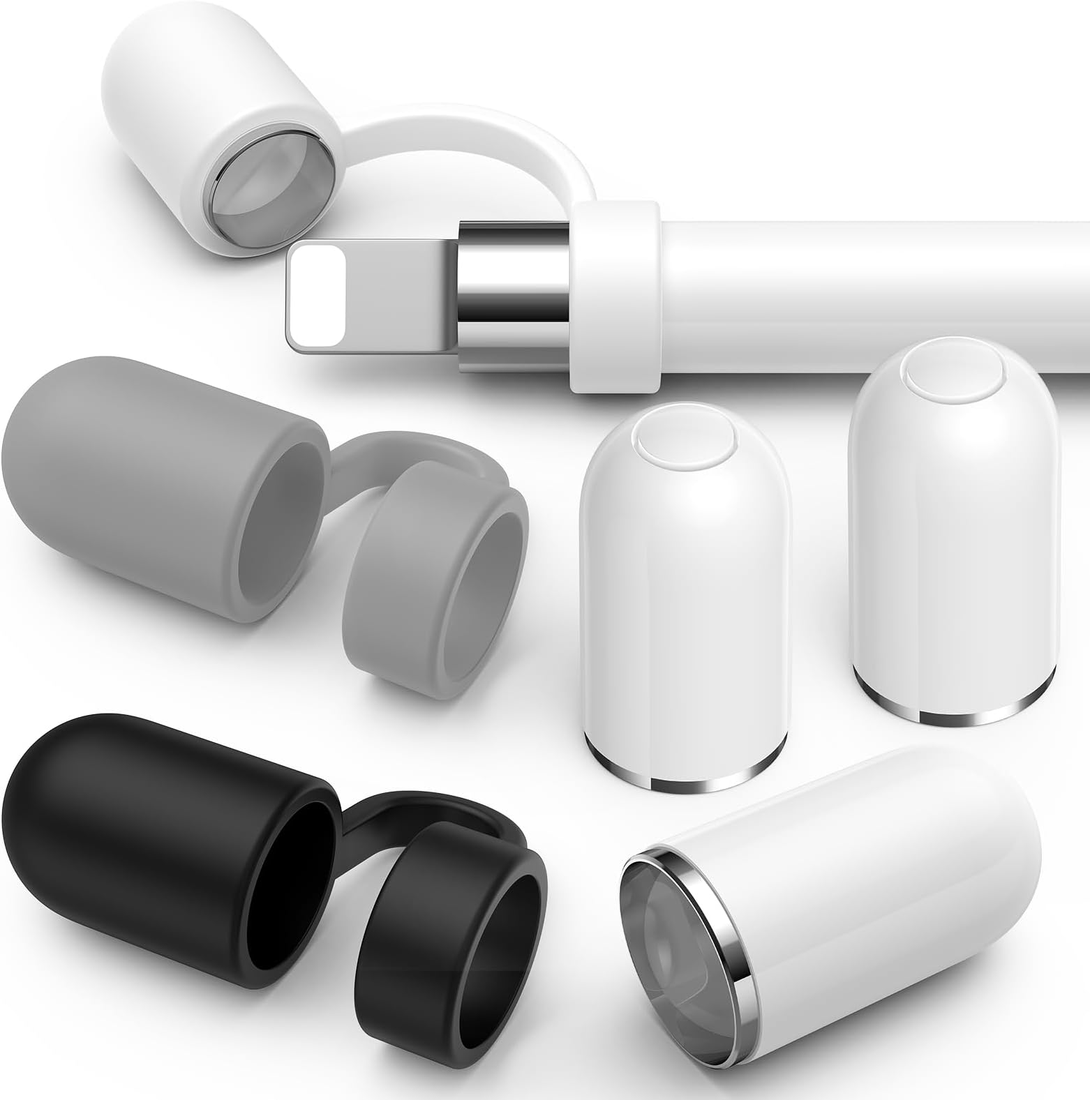 Amazon.com: Hiicopa Magnetic Replacement Cap for Apple Pencil 1st ...