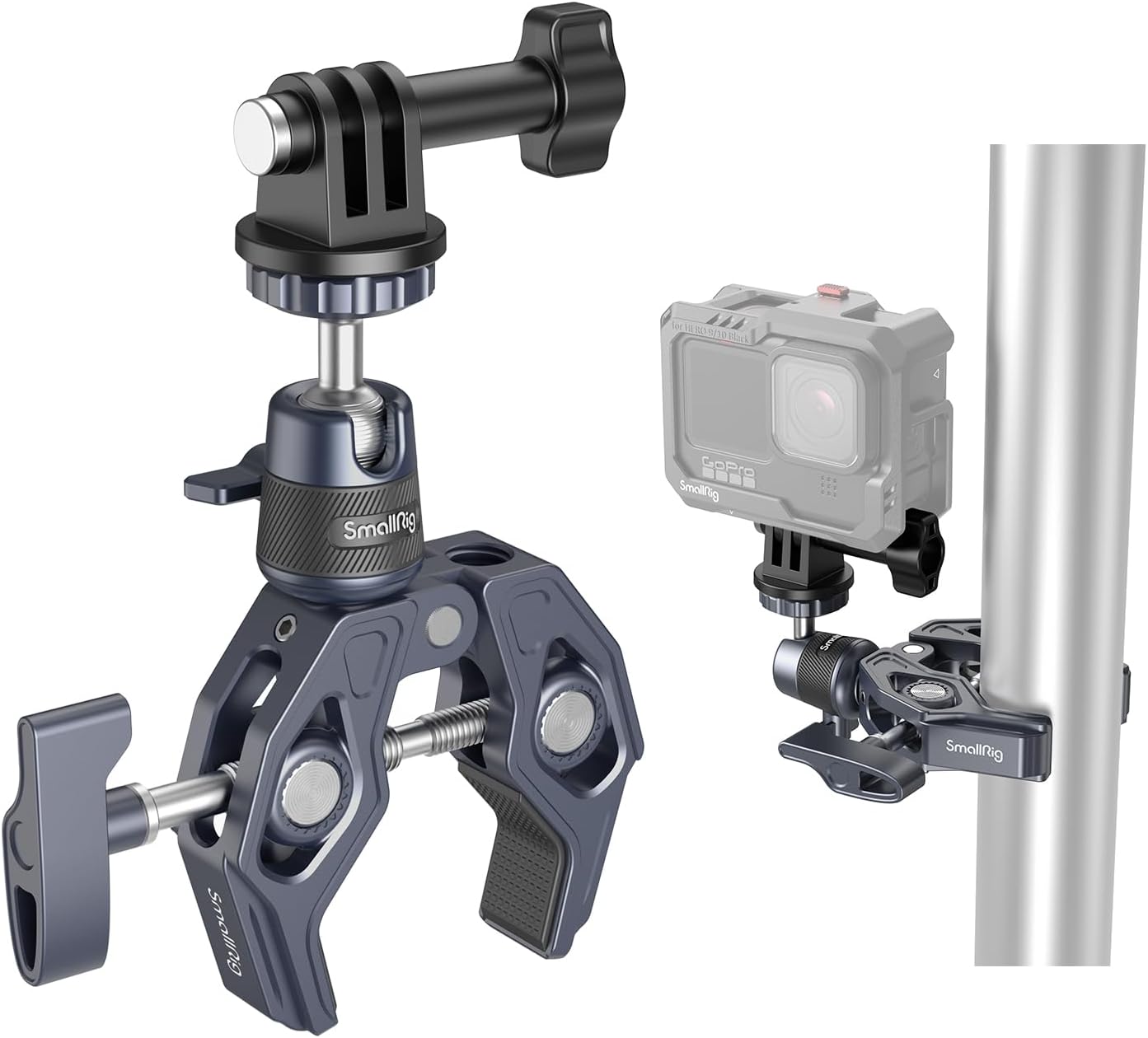 Buy SMALLRIG Super Clamp with Ballhead, Camera Clamp Mount with Adapter ...