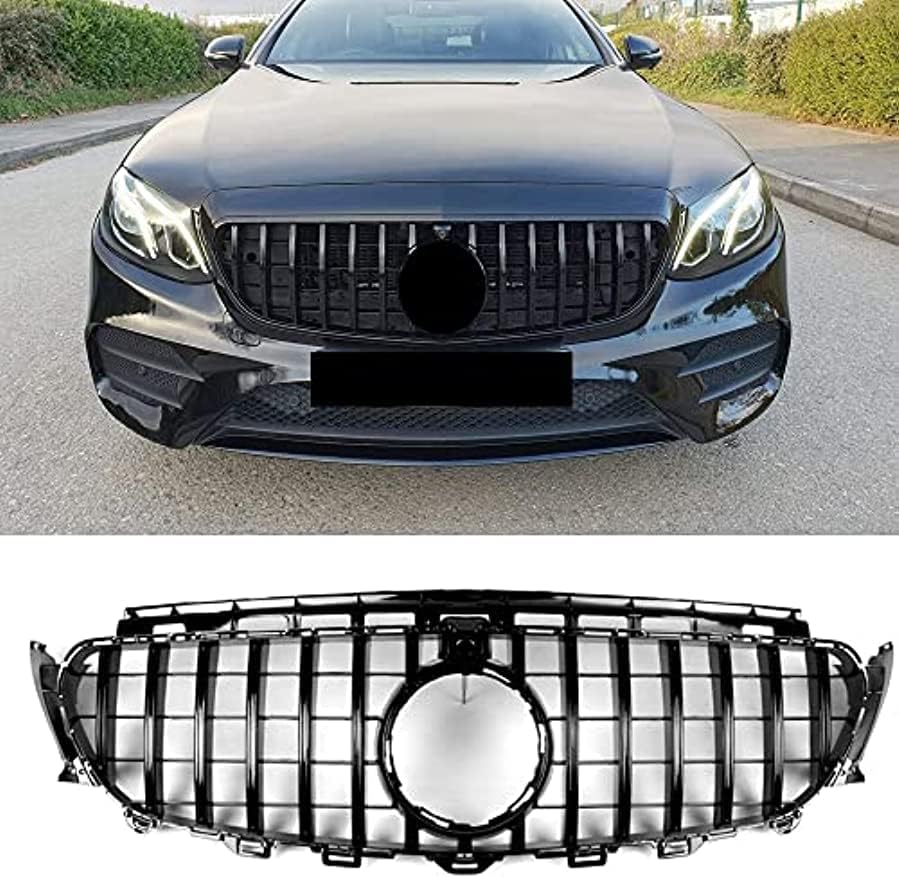 Amazon.com: For Mercedes Benz W213 E300 E400 2016-2020 GT Black Trim ...