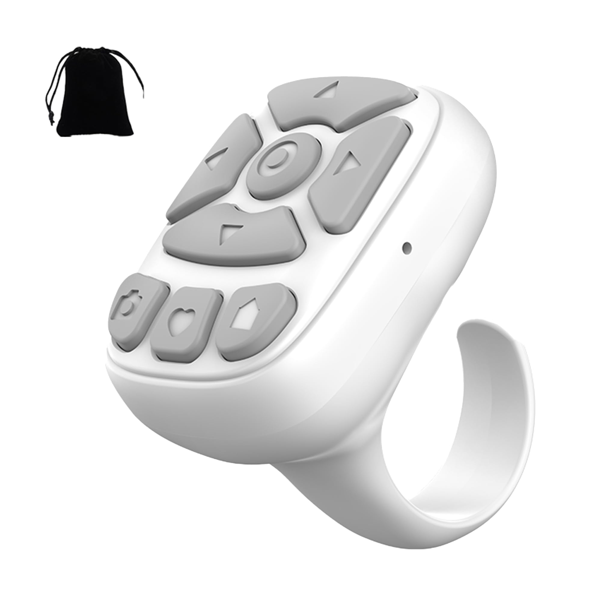 Amazon.com: Novzix TikTok Scrolling Ring Microphone Remote Control ...
