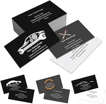 Amazon.com : Custom Personalized Business Cards for Small Business ...