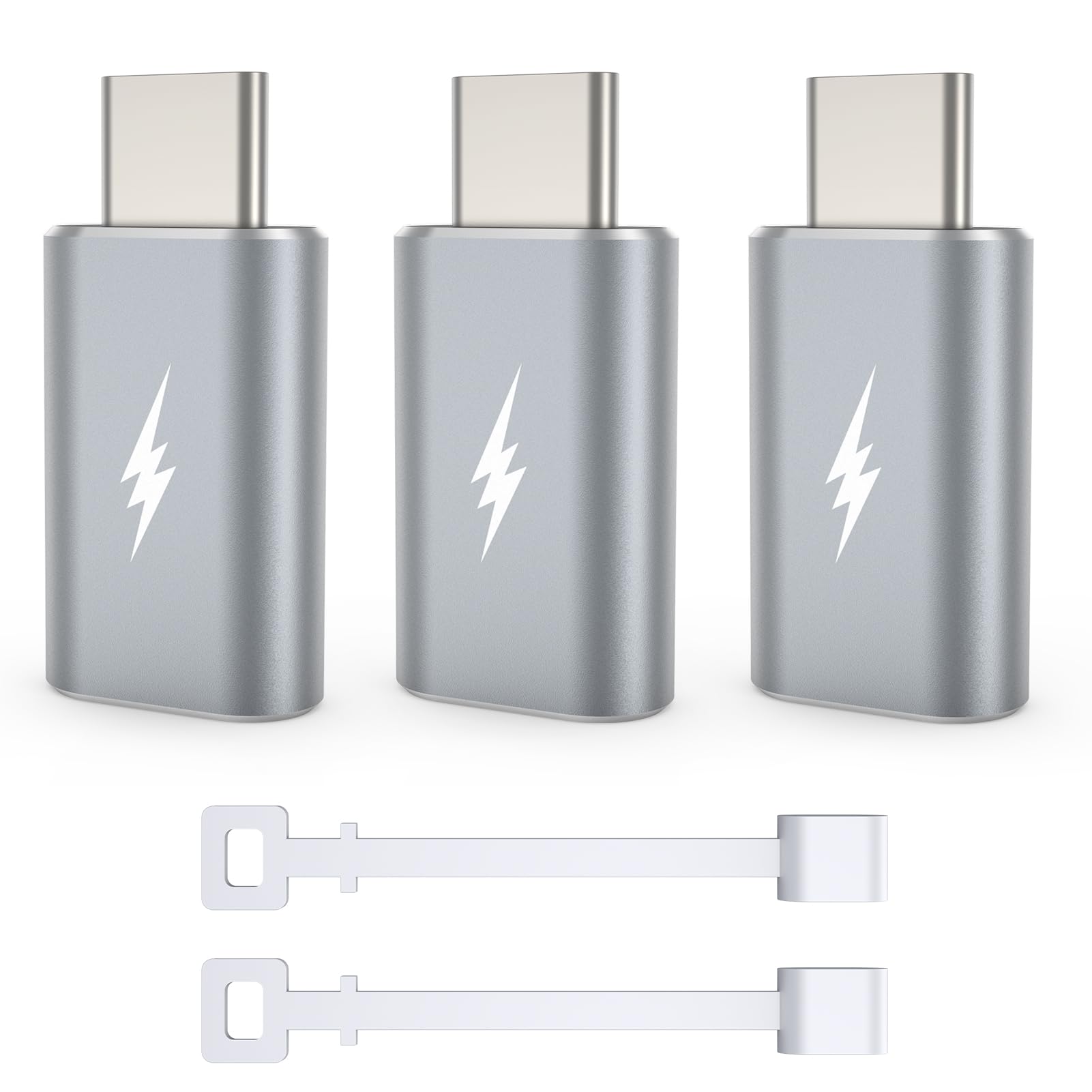 TechMatte 3 Pack Lightning to USB-C 15W Charging Adapter for iPhone 16 ...