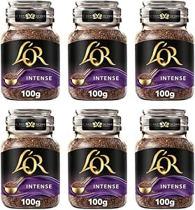L'OR Intense Instant Coffee 100g (Pack of 6 Jars, Total 600g) : Amazon.co.uk: Grocery