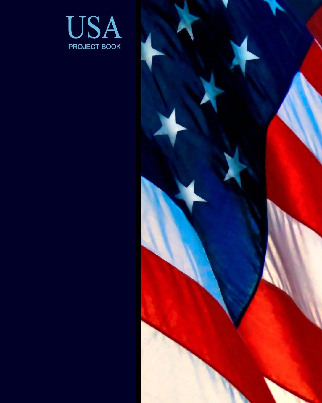USA Project Book: American Flag ( Journal / Large Notebook ) (World ...