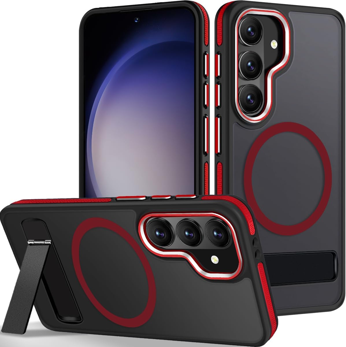Amazon.com: MALEWOLF Stand Case for Samsung Galaxy S26 Compatible with ...