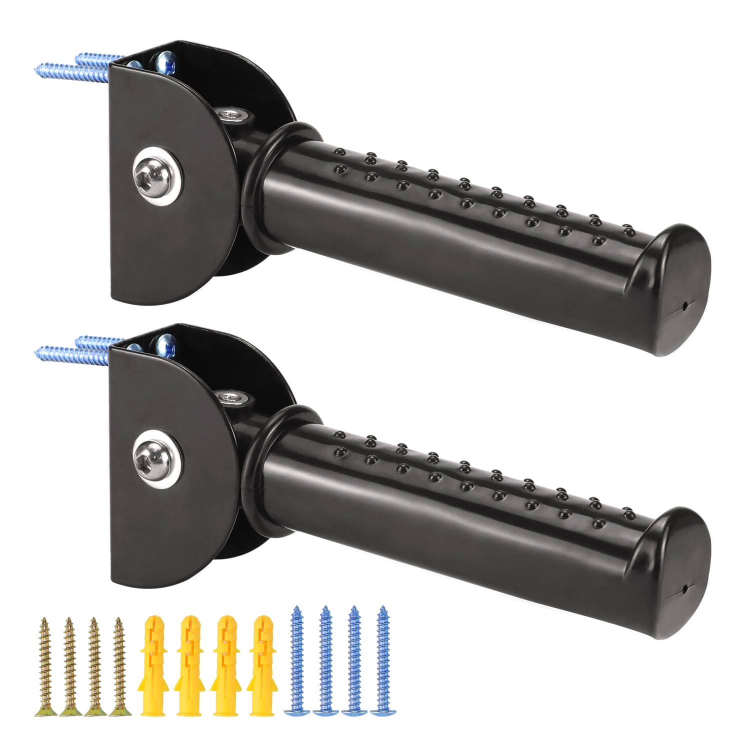 Amazon.com: QWORK 2 Pack Folding Grab Bars for Stairs & Doorways, Flip ...