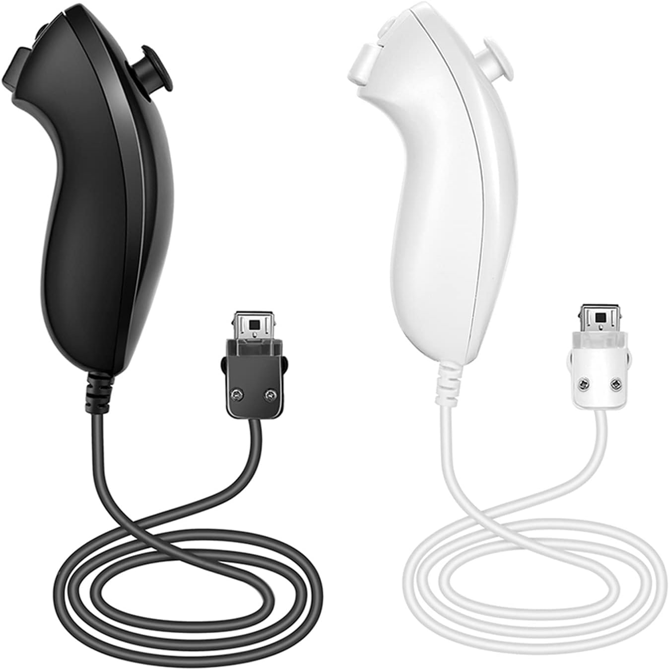 Amazon.com: NC Nunchuck Controller Joystick Gamepad Replacement for wii ...