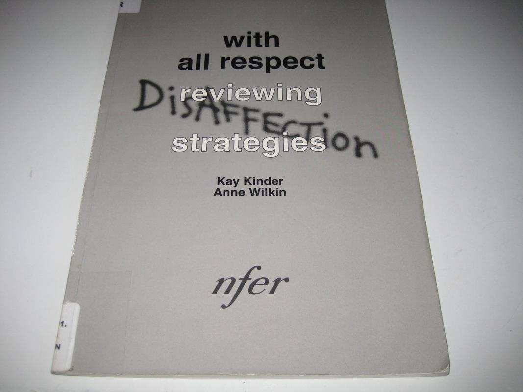 With All Respect: Reviewing Disaffection Strategies : Buy Online at ...