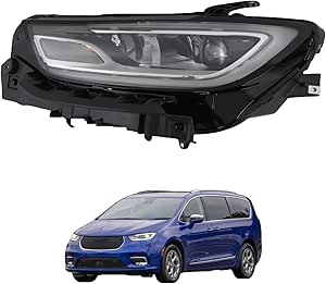 Amazon.com: munirater Headlight Left Side Headlamp with DRL Replacement ...