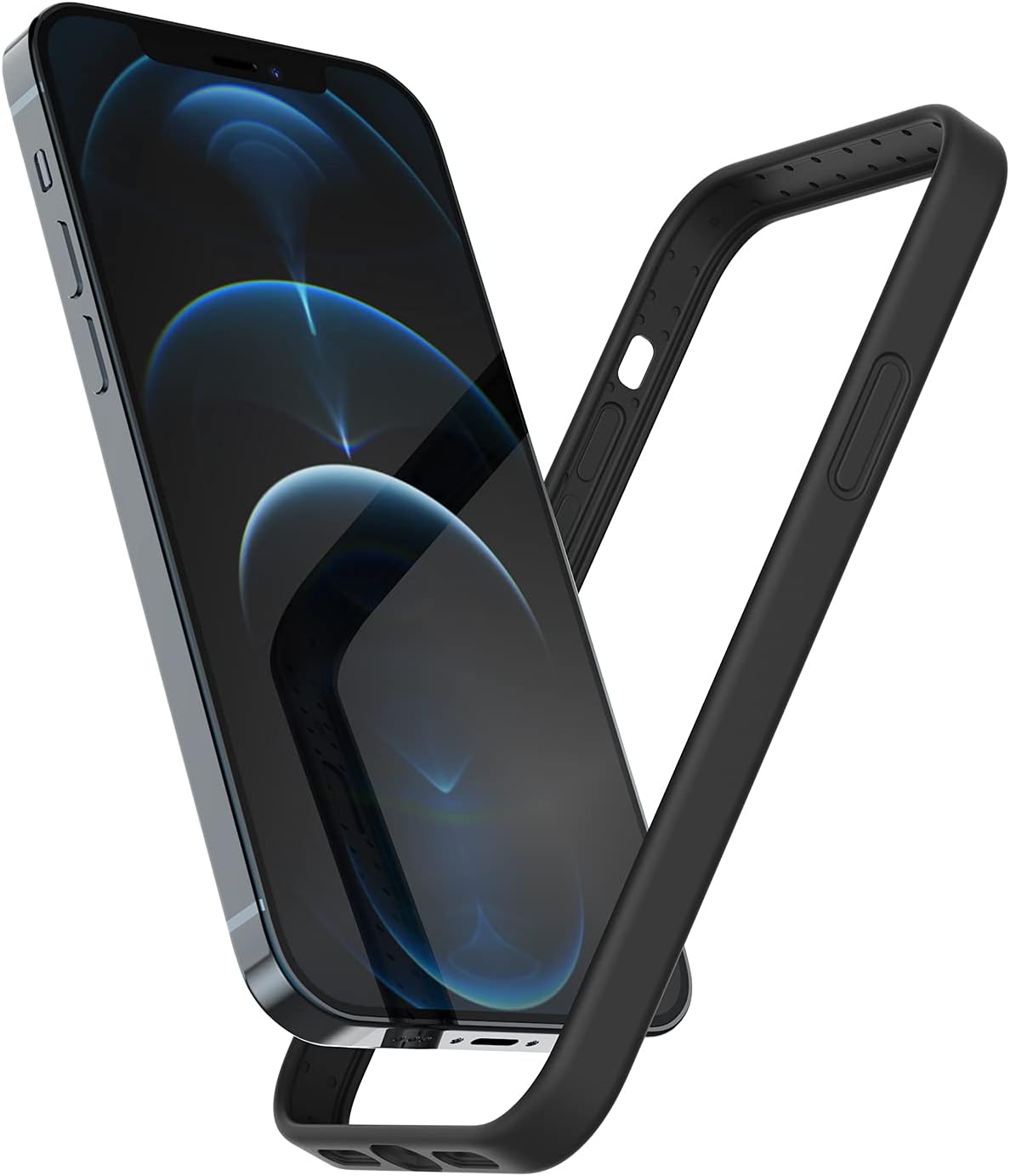 Amazon.com: Aluminum Metal Bumper Frame Case for iPhone 13/13 Pro, Slim ...