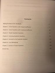 Algebra Essentials Practice Workbook with Answers: Linear & Quadratic ...