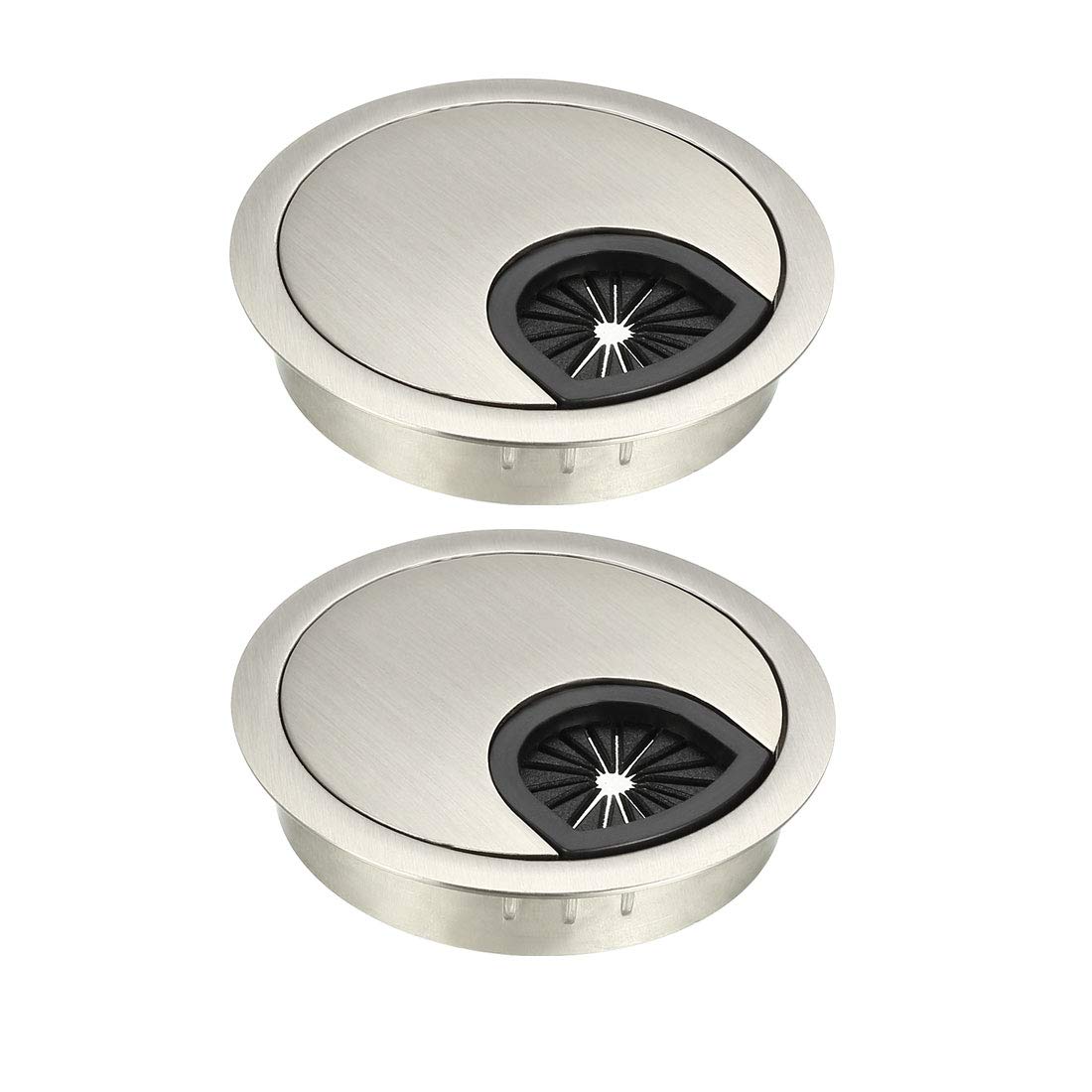 Amazon.com: uxcell Cable Hole Cover, 2.4Inch/60mm Zinc Alloy Desk Wire ...