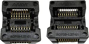 Amazon.com: SOP16 SOIC16 SO16 +SOP20 Burn in Socket Pin Pitch 1.27mm ...