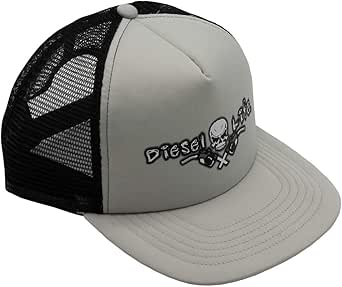 Diesel Life Gray & Black Snapback Trucker Mesh Foam Hat/Cap at Amazon ...
