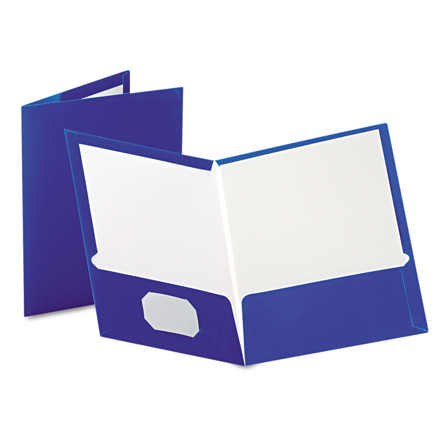 Amazon.com : Oxford High Gloss Laminated Paperboard Folder, 100-Sheet ...