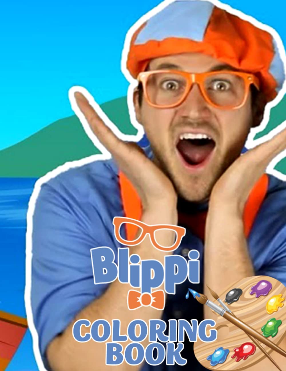 Buy Blippi Coloring Book: Perfect Coloring Book For Adults and Kids ...