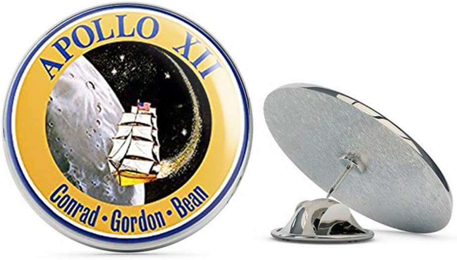 Amazon.com: NYC Jewelers Round Apollo 12 Seal (NASA Mission Twelve Logo ...