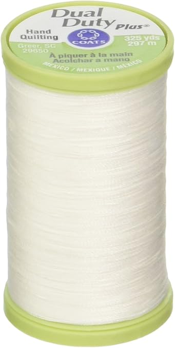 Amazon.com: Coats & Clark Dual Duty Plus Hand Quilting Thread 325 Yards ...