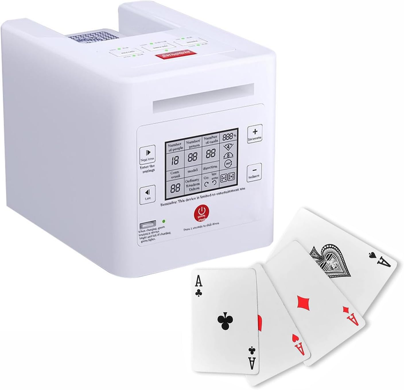 Amazon.com : Sefimir Automatic Card Dealer Machine Universal Card ...