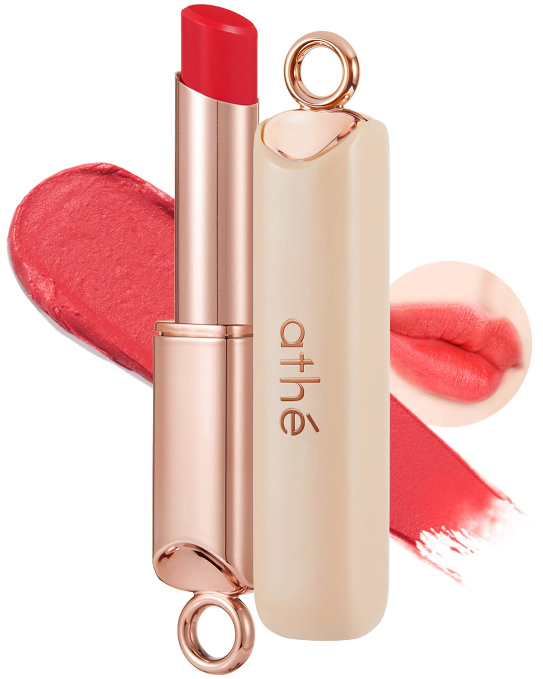 Amazon.com: ATHÉ Authentic Airy Lip Balm 02 SO WARM, Korean Vegan Color ...