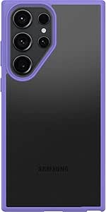 Amazon.com: OtterBox Galaxy S23 Ultra Prefix Series Case - PURPLEXING (Clear/Purple), Ultra-Thin ...