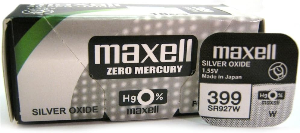 Genuine / Original Maxell Button Cells 395 / Sr927sw / 399 / Ag7 / Coin ...