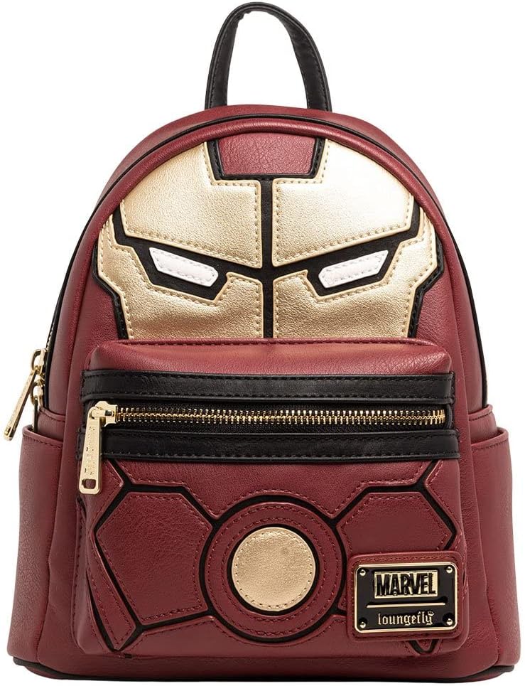 Amazon.com | Loungefly Marvel Iron Man Cosplay Mini Backpack | Casual ...