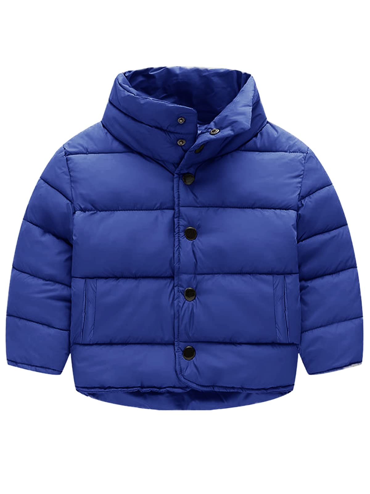 Leyay Winter Coat For Kids Button Up Down Jacket Children Snow Outwear ...