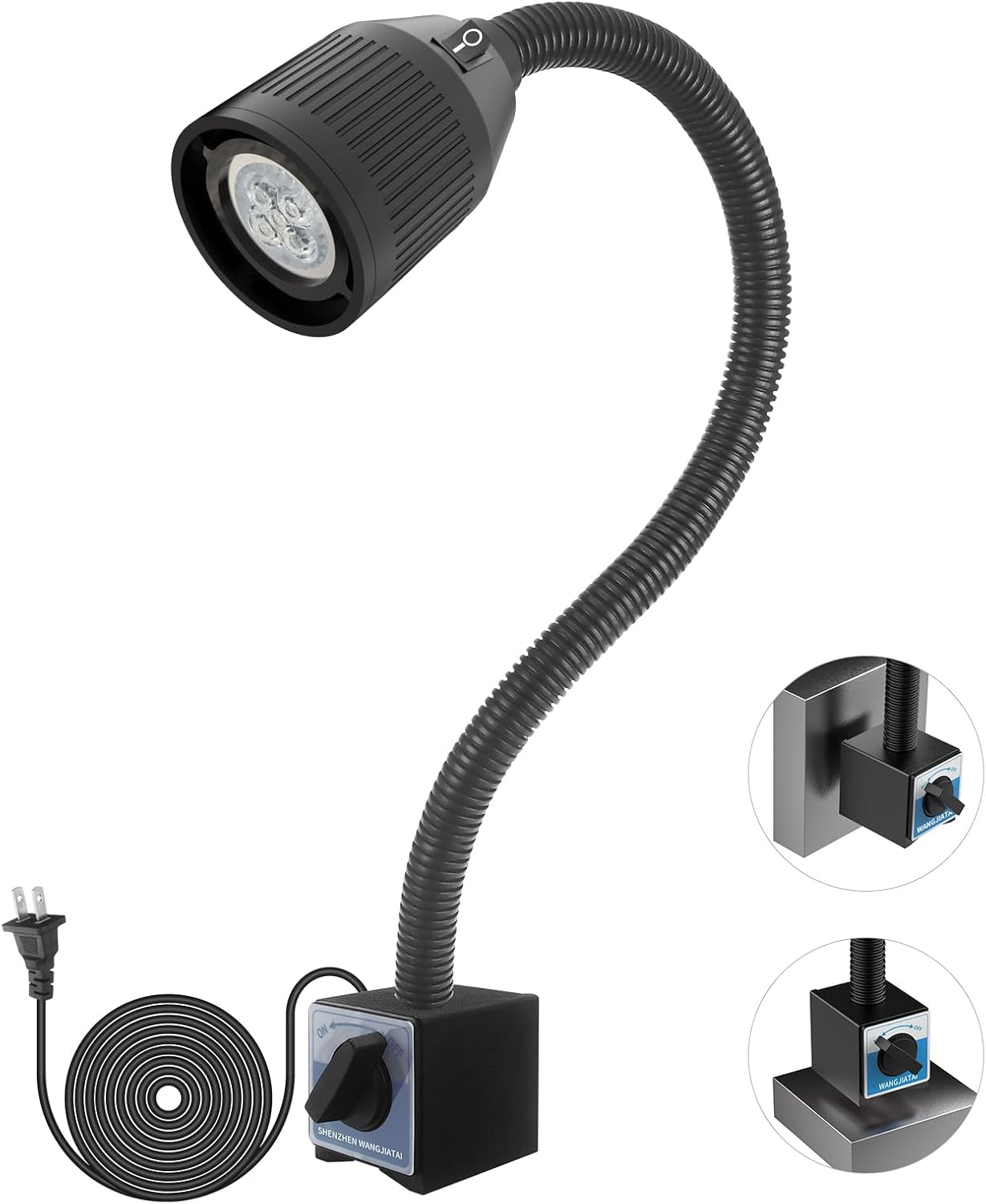 WangJiaTai Magnetic Work Light, LED Machine Light with 500mm Flexible ...